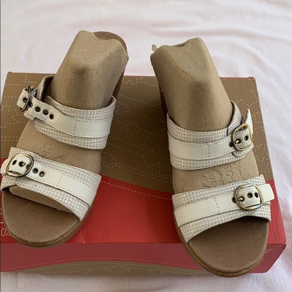 Dansko | Shoes | Dansko White Slide Comfortable Sandals | Poshmark